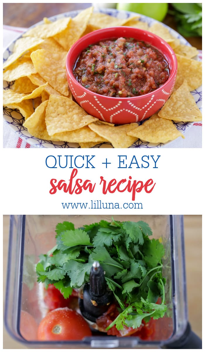 The BEST Homemade Salsa (Restaurant-Style) + VIDEO | Lil' Luna
