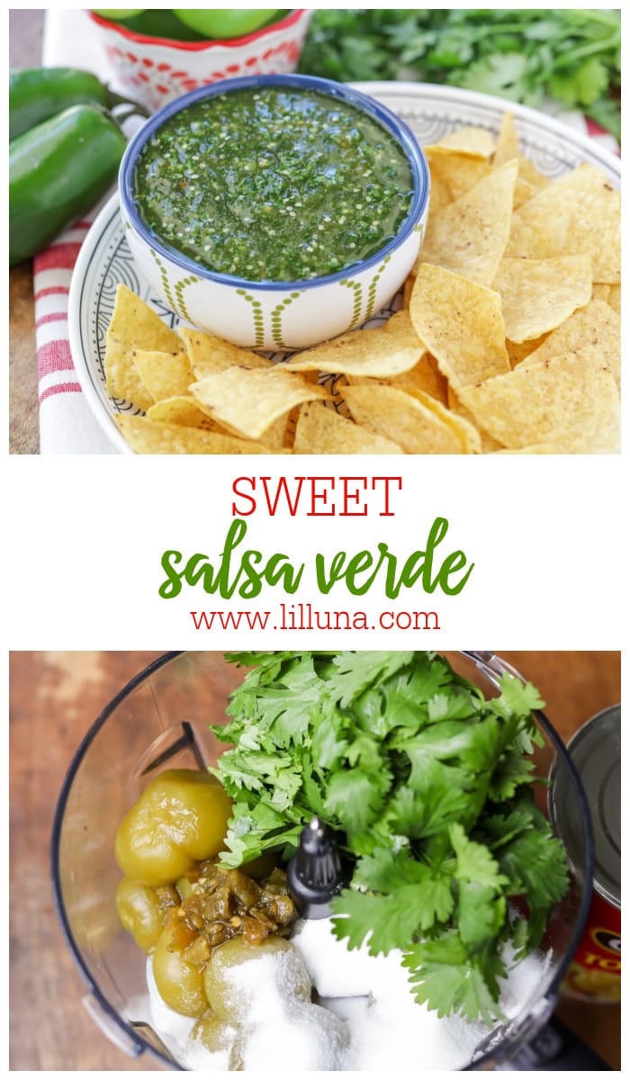 Sweet Salsa Verde (AKA Green Salsa) - Made in Minutes | Lil' Luna