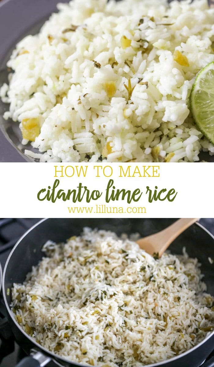 Cilantro Lime Rice {Copycat Favorite! +VIDEO} | Lil' Luna