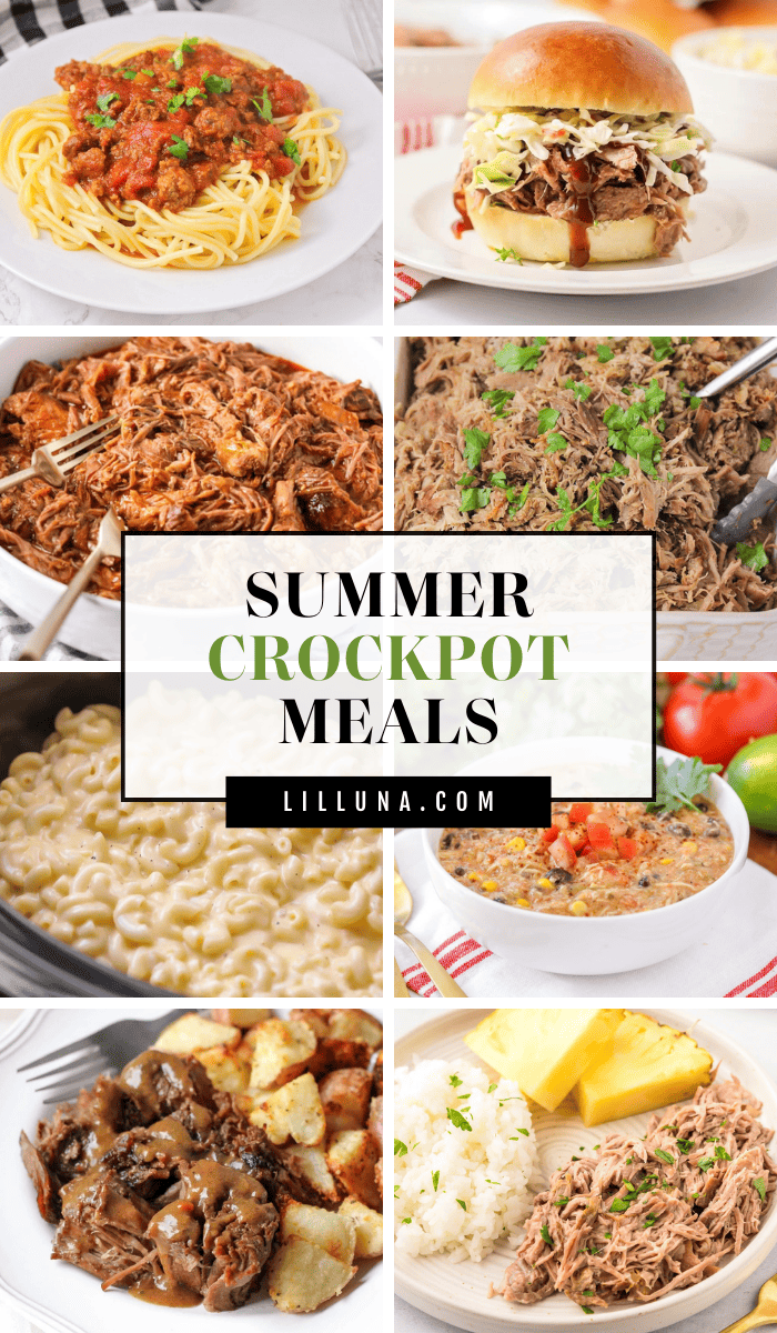40+ Summer Crock Pot Meals | Lil' Luna