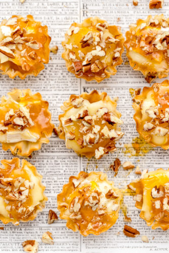 Brie Phyllo Tarts {An impressive appetizer!} | Lil' Luna
