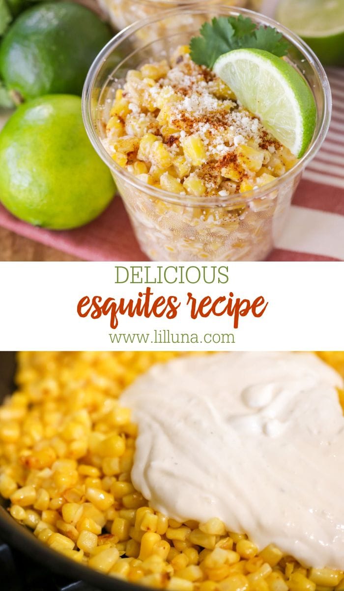 Esquites {Mexican Street Corn Cups!} +VIDEO | Lil' Luna