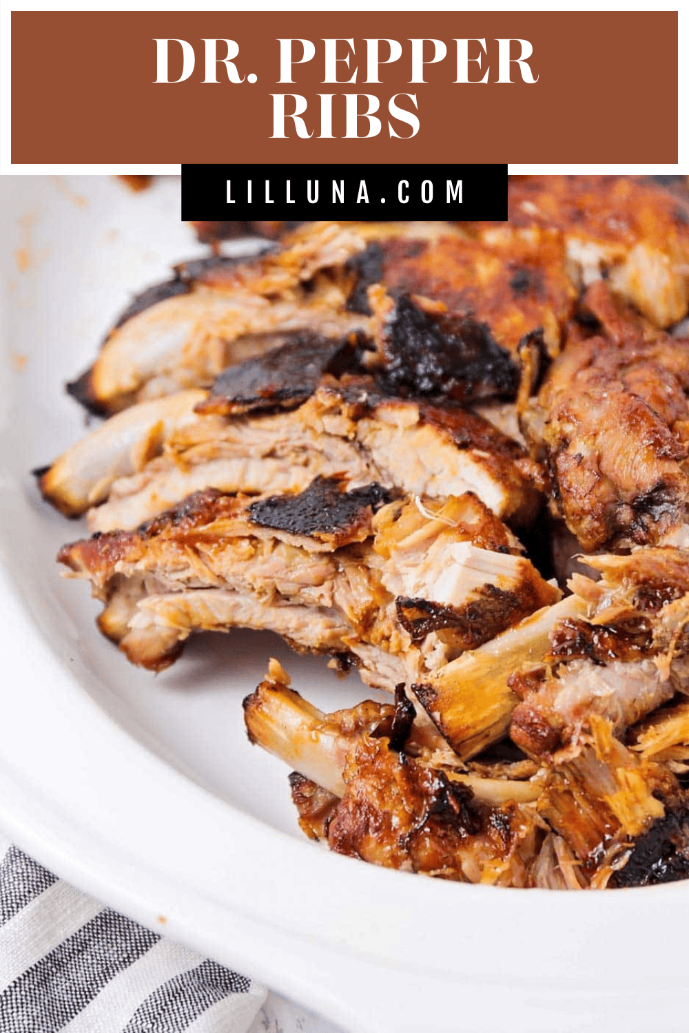 BEST-EVER Dr. Pepper Ribs Recipe {Boil & Grill} | Lil' Luna