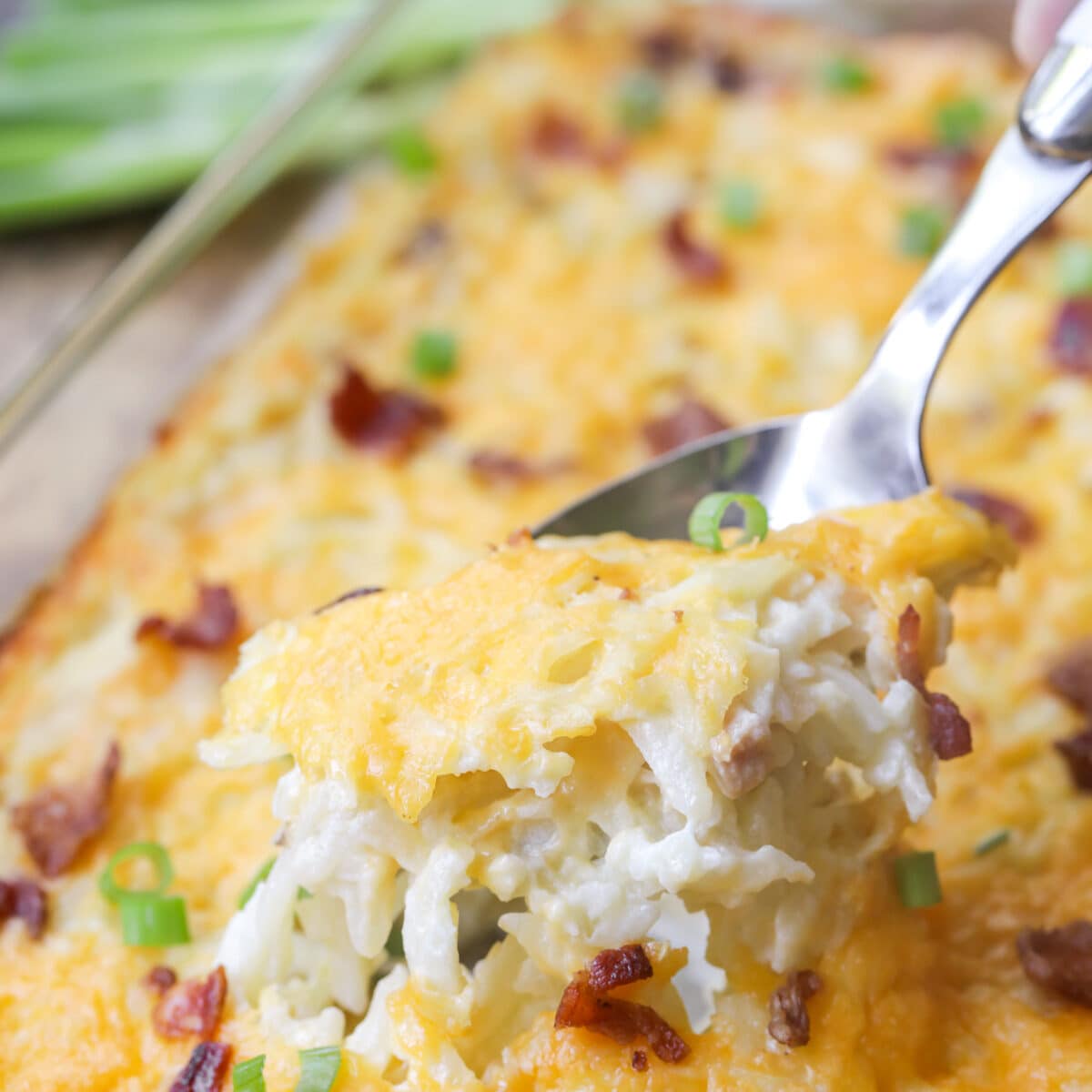 EASY Hashbrown Casserole {+VIDEO} | Lil' Luna