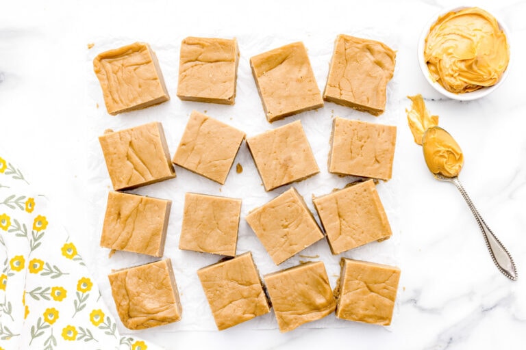 Peanut Butter Fudge {Made in 15 Minutes!} | Lil' Luna