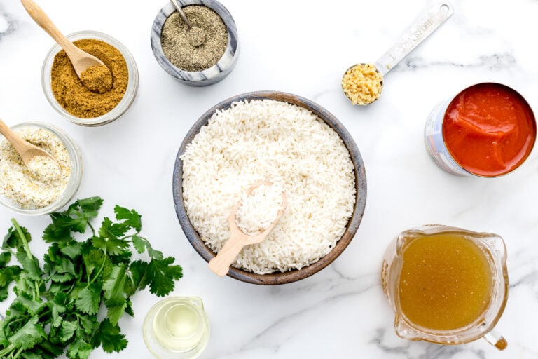 Crockpot Spanish Rice {10 Minutes Prep!} | Lil' Luna