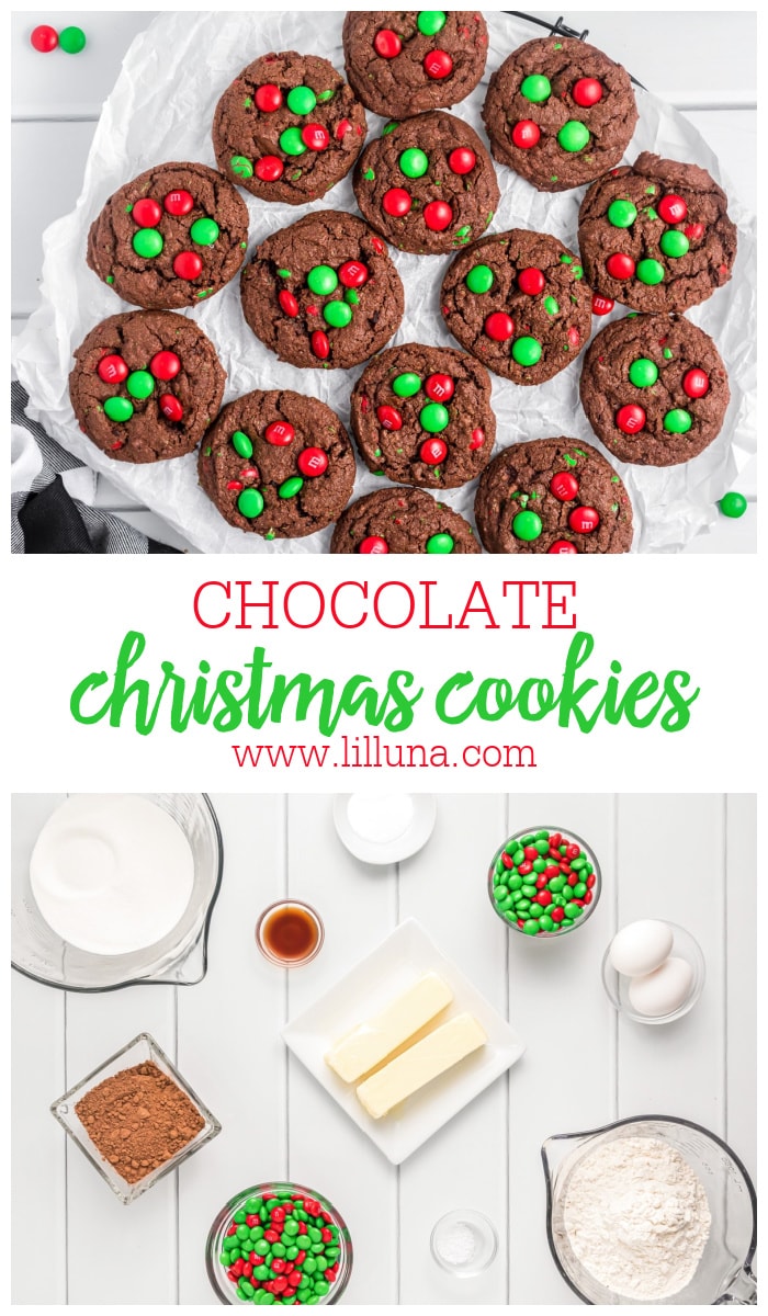 Chocolate Christmas Cookies | Lil' Luna