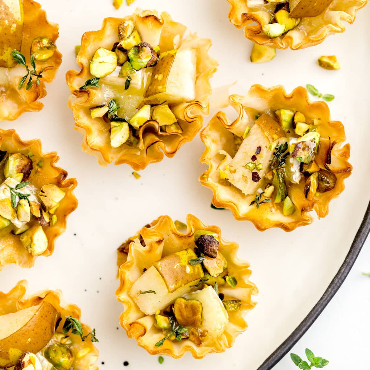 Brie and Pear Tarts {Surprisingly Simple!} | Lil' Luna