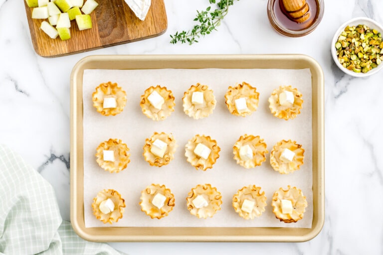 Brie and Pear Tarts {Surprisingly Simple!} | Lil' Luna