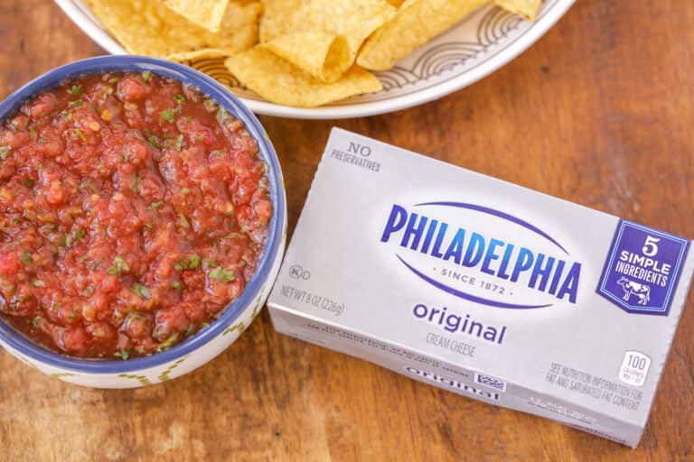 Cream Cheese Salsa Dip | Lil' Luna