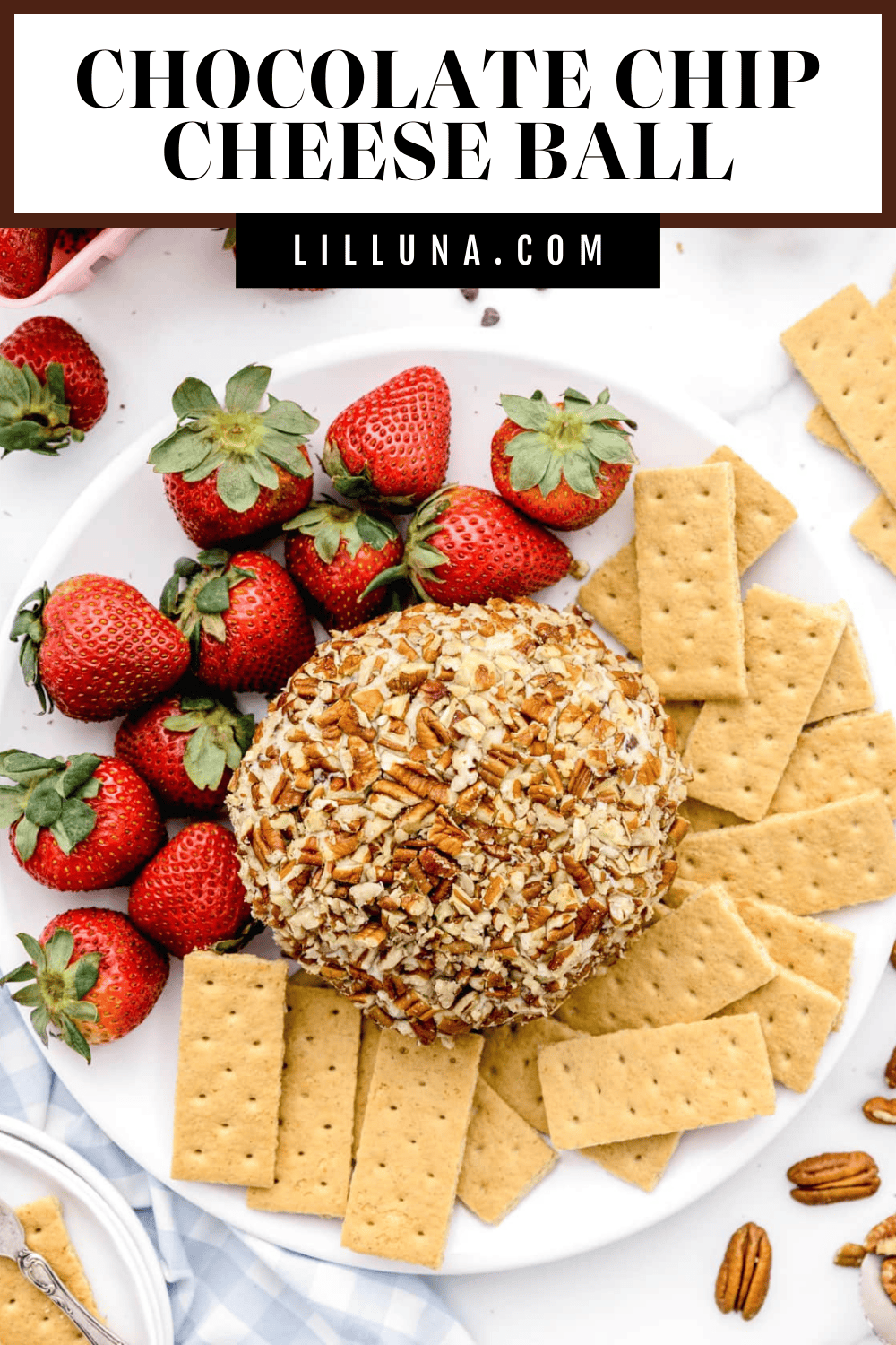 Chocolate Chip Cheese Ball | Lil' Luna