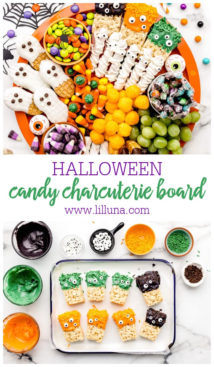 Halloween Candy Charcuterie Board {Sweet + Spooky!} | Lil' Luna