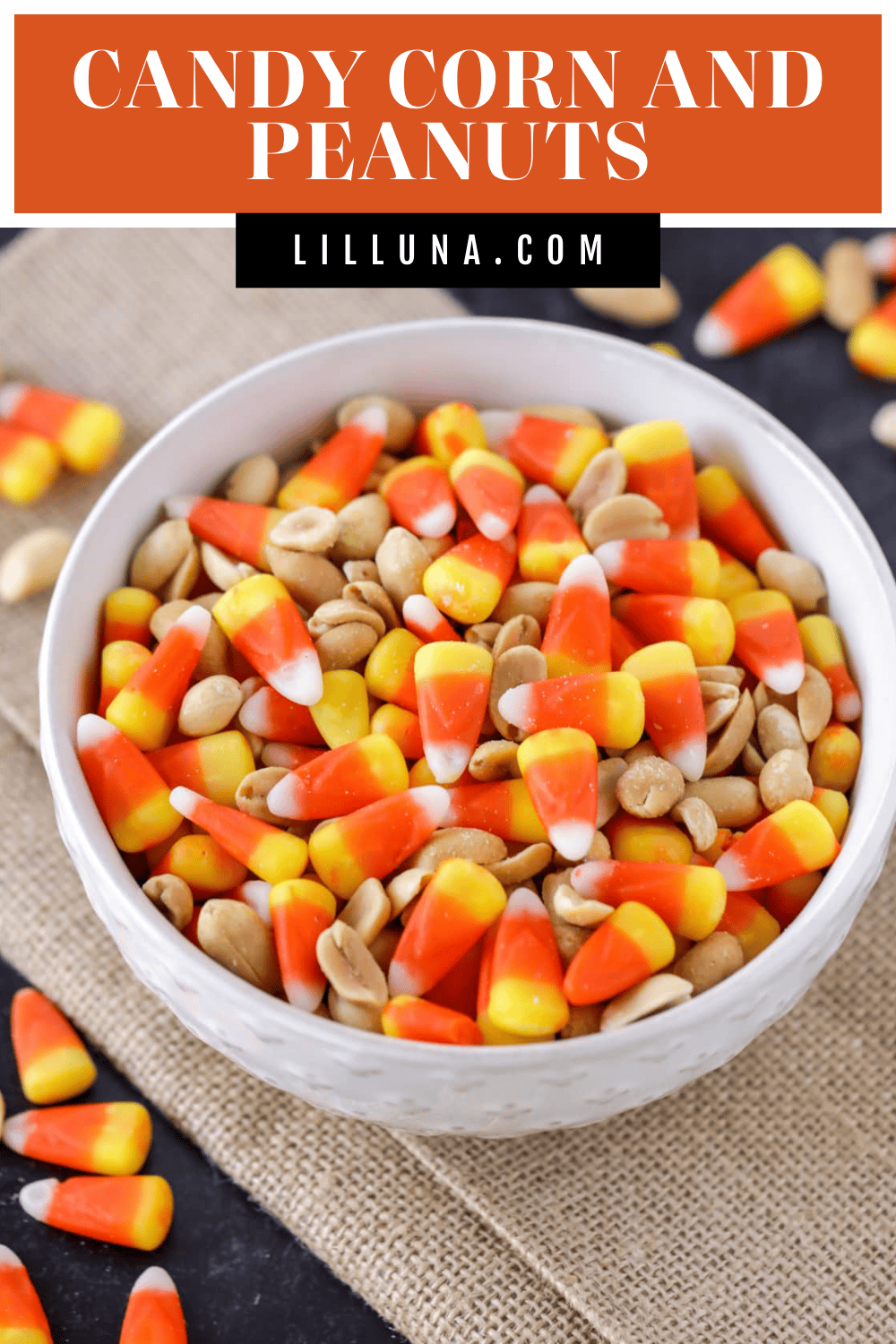 Candy Corn and Peanuts {Quick + Easy Snack!} | Lil' Luna