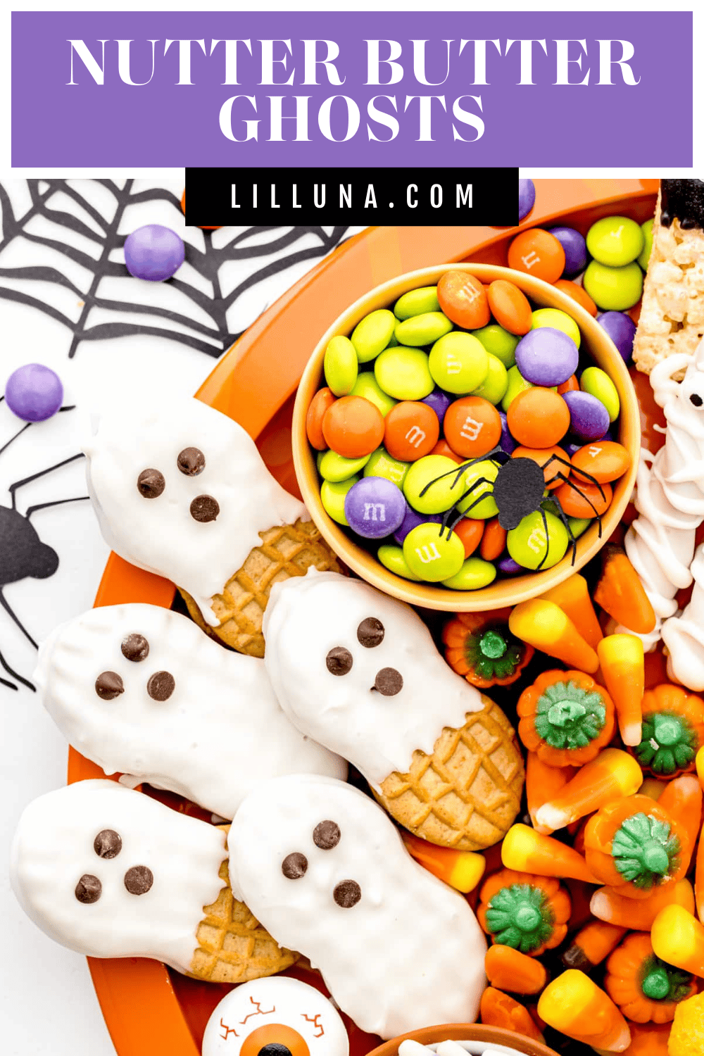 Nutter Butter Ghosts {Made in Minutes!} | Lil' Luna