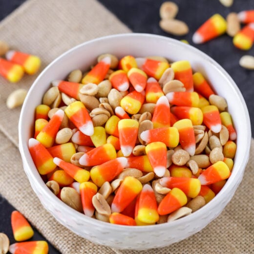 Candy Corn and Peanuts {Quick + Easy Snack!} | Lil' Luna