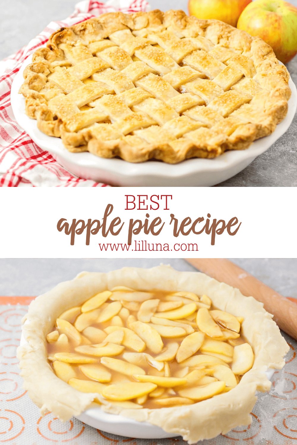 Perfect Apple Pie Recipe - Step by Step | Lil' Luna
