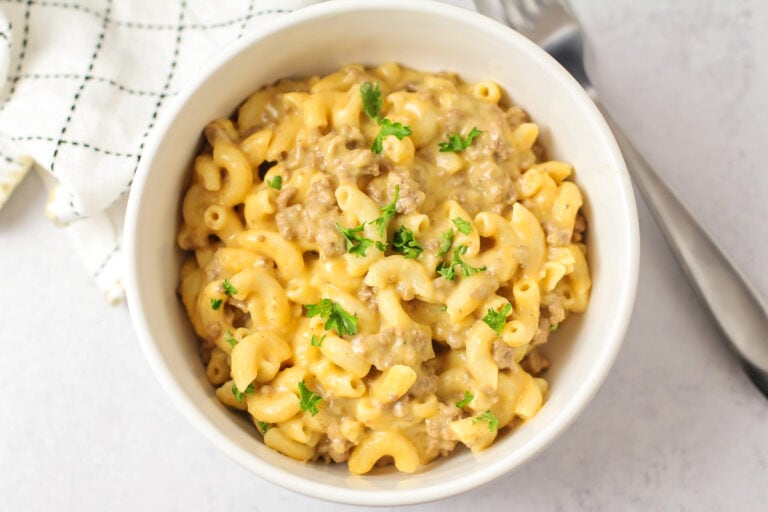 Homemade Hamburger Helper {One Pot Meal! +VIDEO} | Lil' Luna
