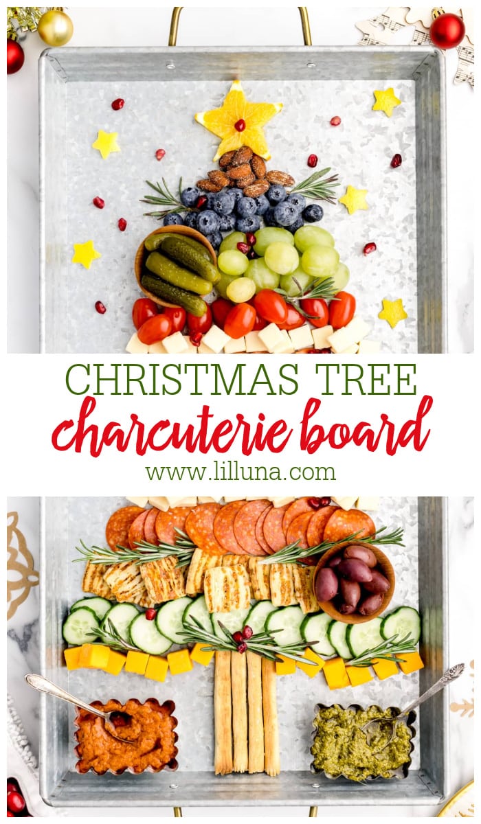 Christmas Tree Charcuterie Board Lil Luna