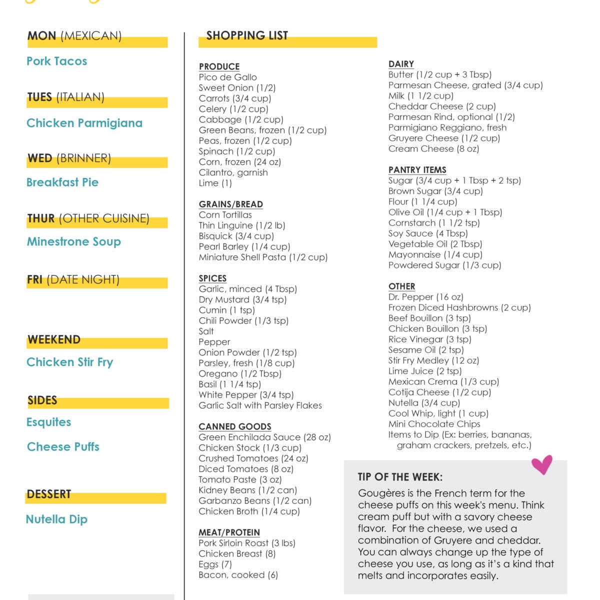Meal Plan Archives - Lil' Luna