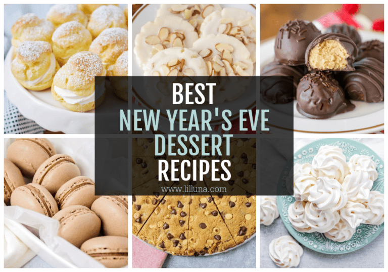 40+ New Years Eve Desserts {Perfect for Parties!} | Lil' Luna