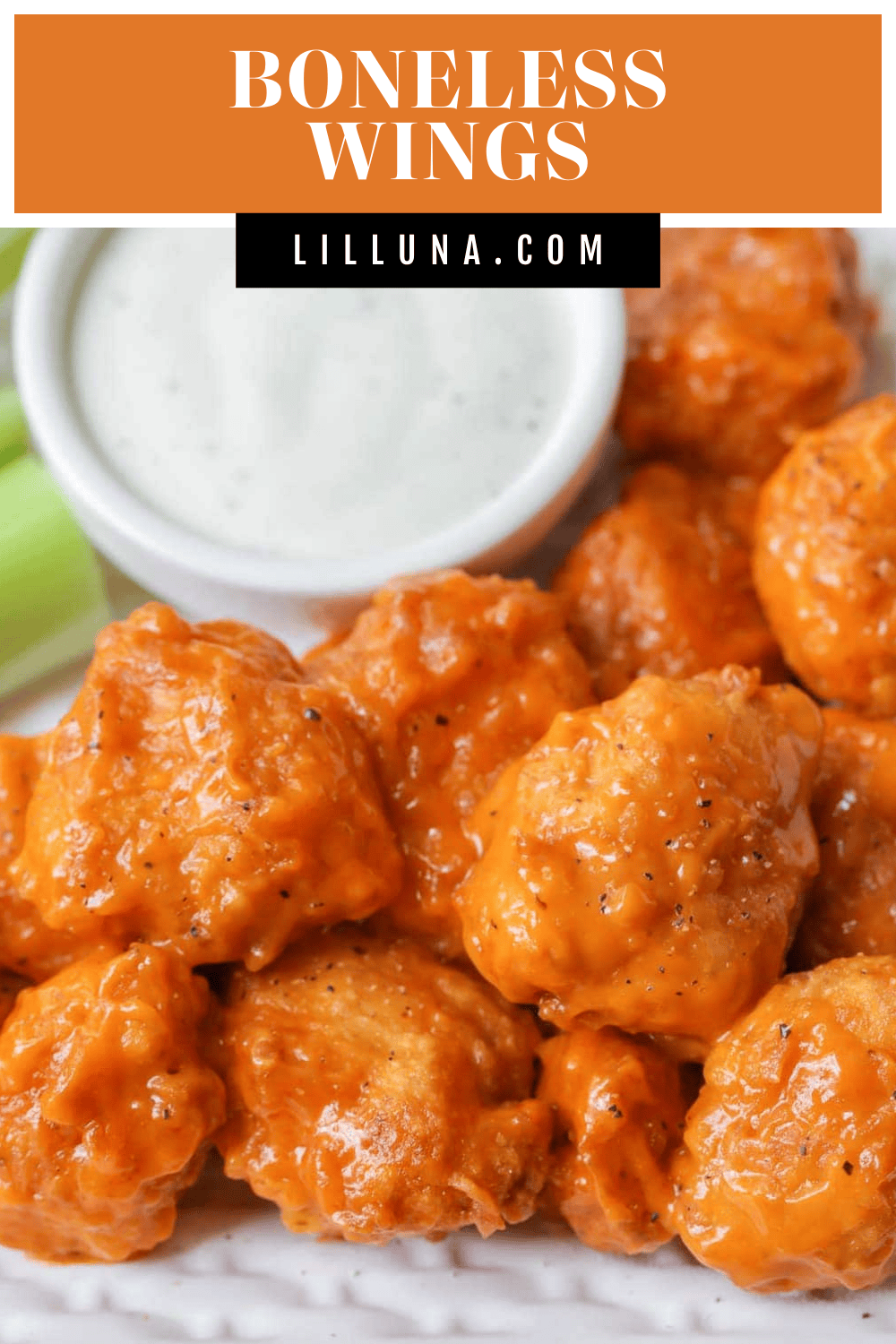 Boneless Wings Recipe | Lil' Luna