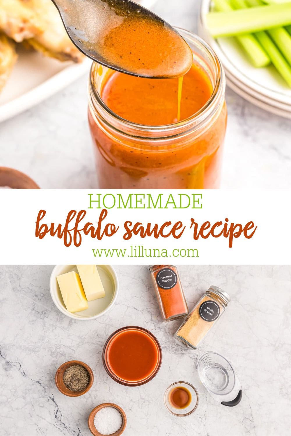 Buffalo Sauce Recipe {Made in Minutes!} | Lil' Luna