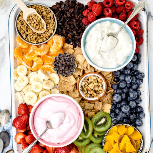 Yogurt Parfait Board {Fun Breakfast Board!} | Lil' Luna