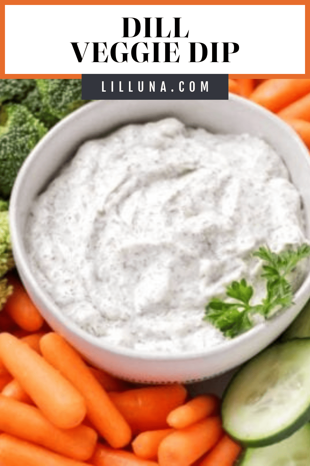 Dill Veggie Dip {Made in 5 Minutes!} | Lil' Luna
