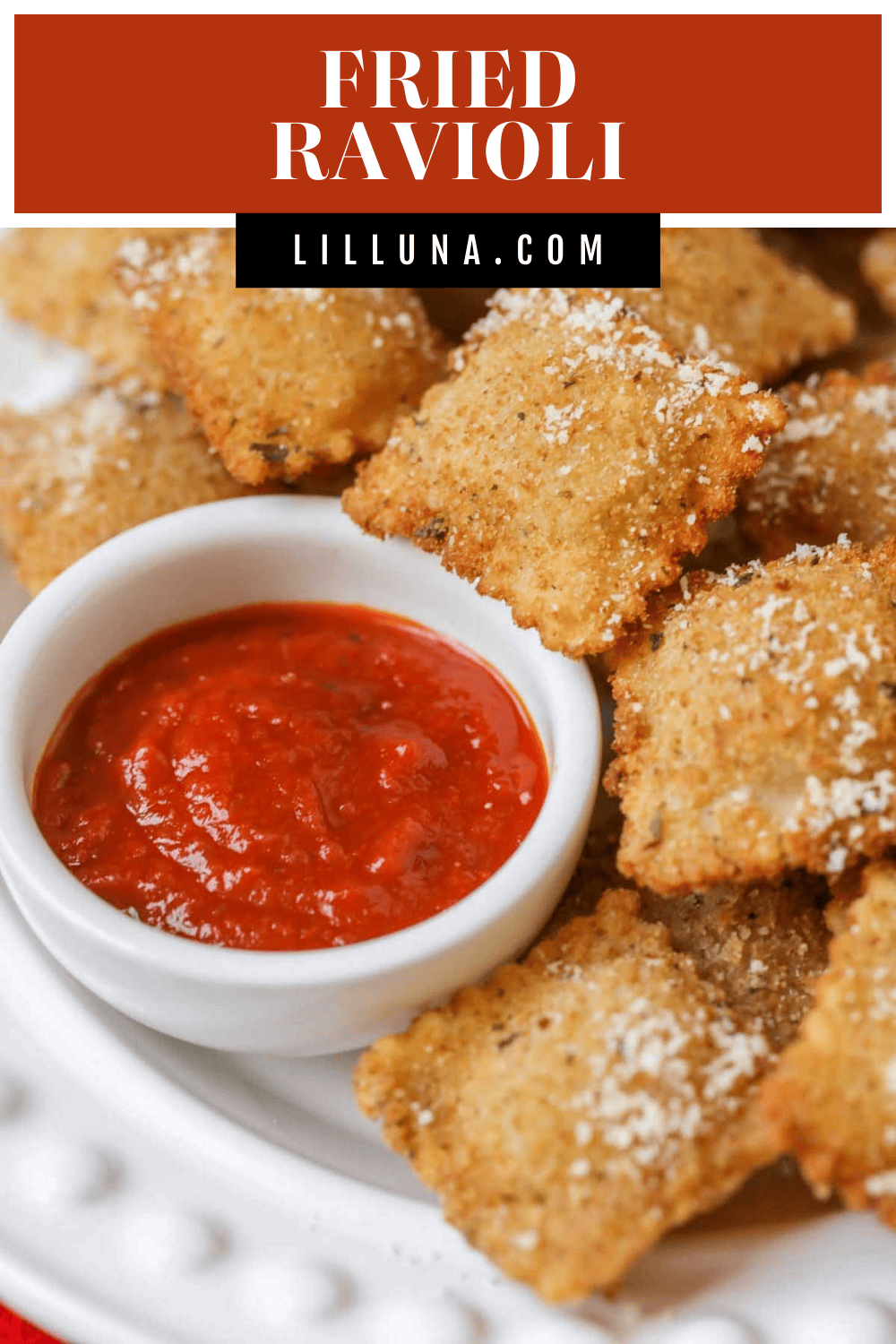 Cheesy Fried Ravioli | Lil' Luna