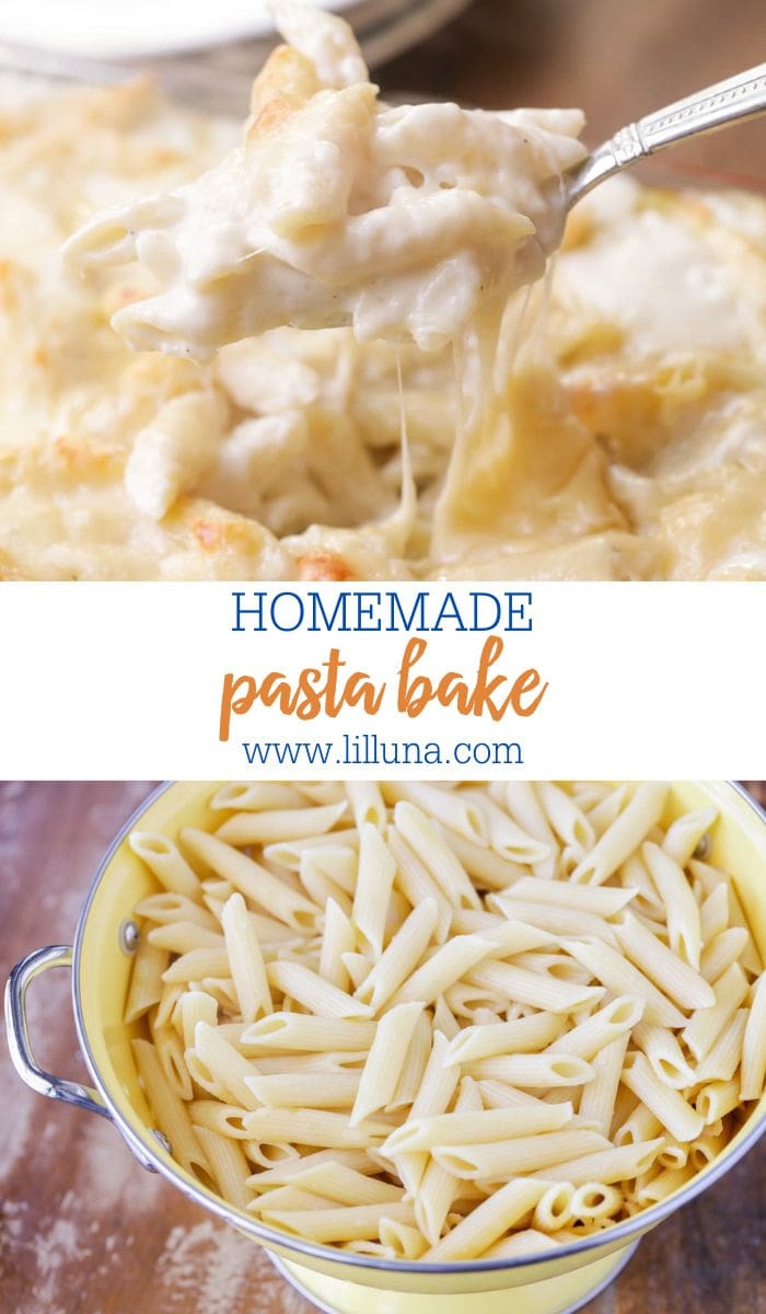 Pasta Bake {Under 30 Minutes! + VIDEO} | Lil' Luna