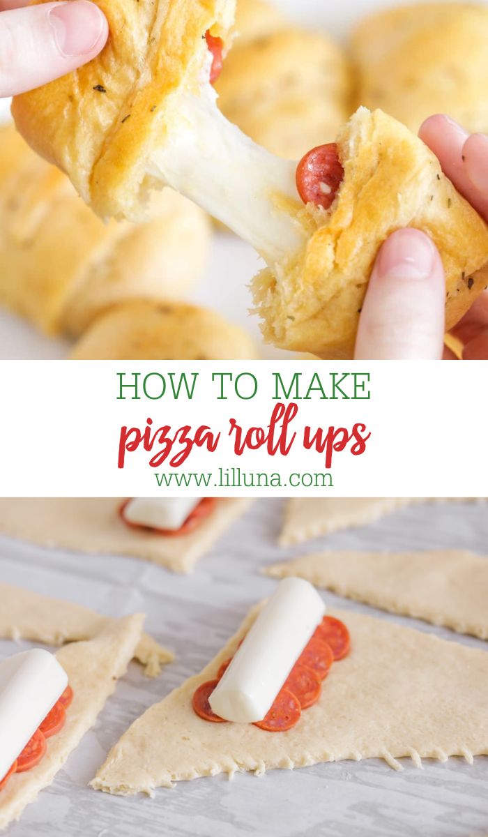 Pizza Roll Ups {Quick + Easy!} | Lil' Luna