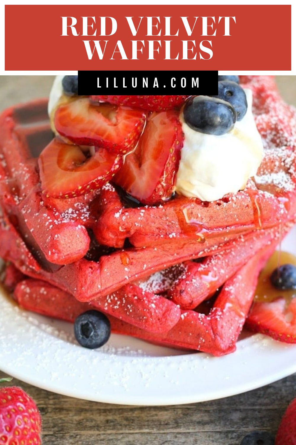 Red Velvet Waffles | Lil' Luna