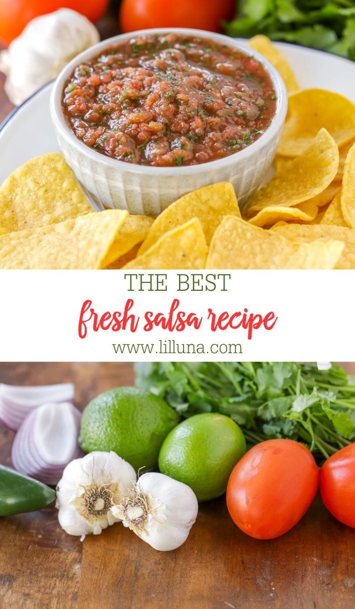 Easy Fresh Salsa Recipe | Lil' Luna