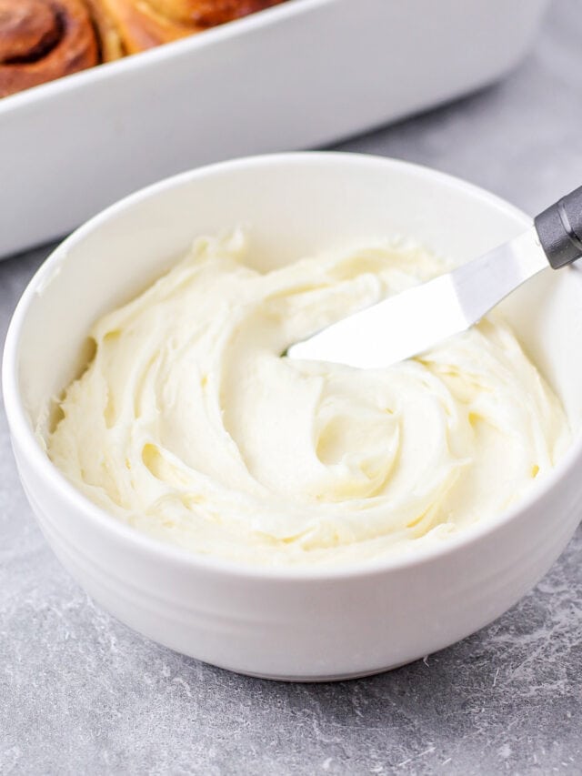 Best Cinnamon Roll Icing | Lil' Luna