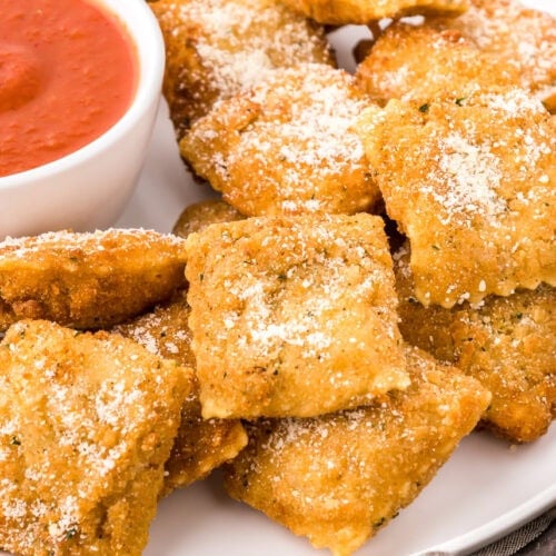 Cheesy Fried Ravioli | Lil' Luna