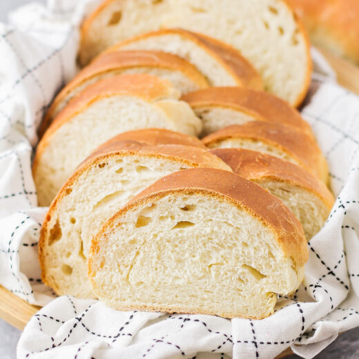 Italian Bread {Only 6 Ingredients!} | Lil' Luna