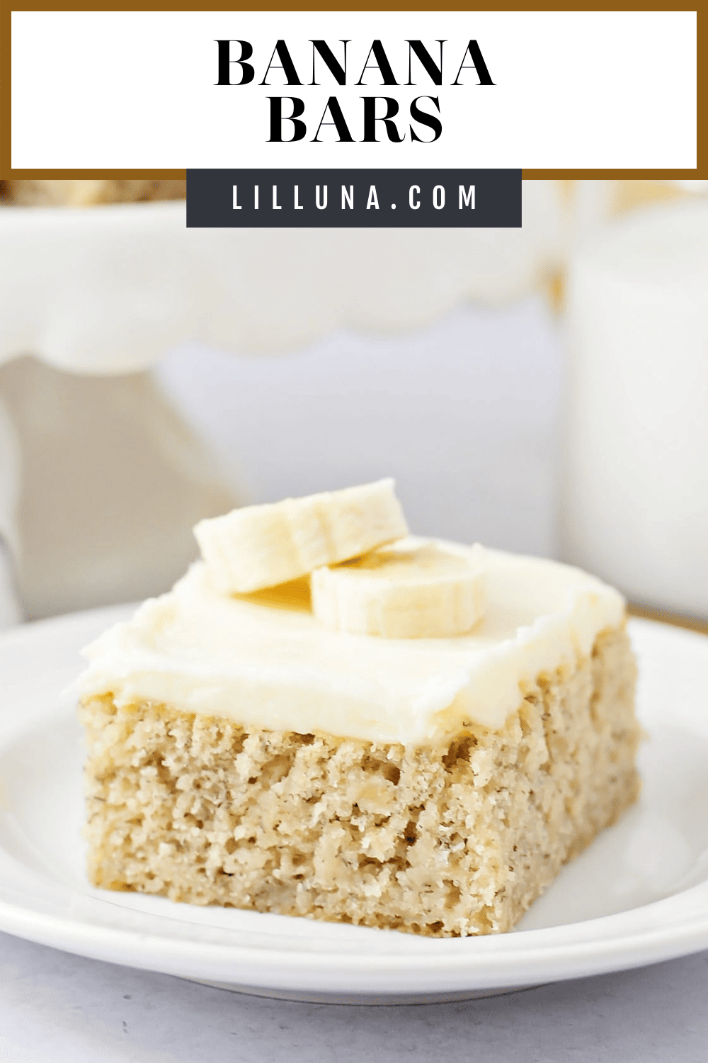 The BEST Banana Bars {+VIDEO} | Lil' Luna