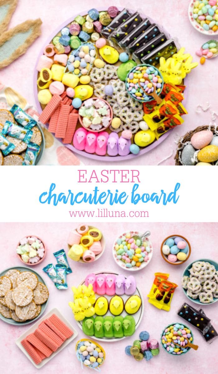 Easter Charcuterie Board {Filled with Easter Sweets!} | Lil' Luna