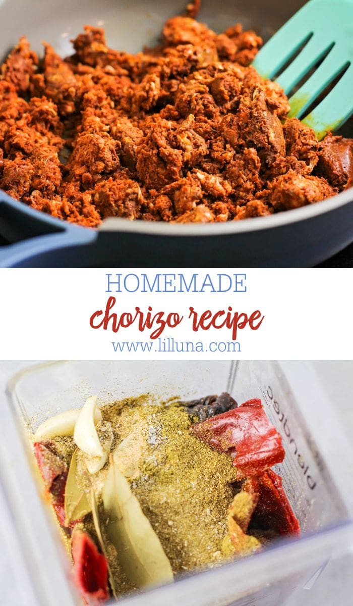 Homemade Chorizo Recipe {+VIDEO} | Lil' Luna