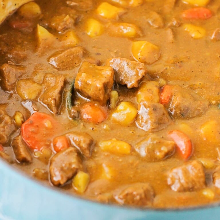 Beef Stew Recipe {10 Minutes Prep!} | Lil' Luna