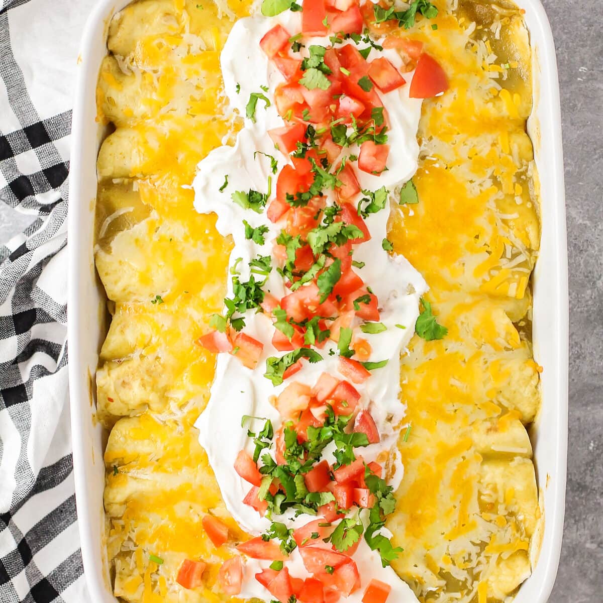 Cream Cheese Chicken Enchiladas {20 Minutes of Prep!} | Lil' Luna