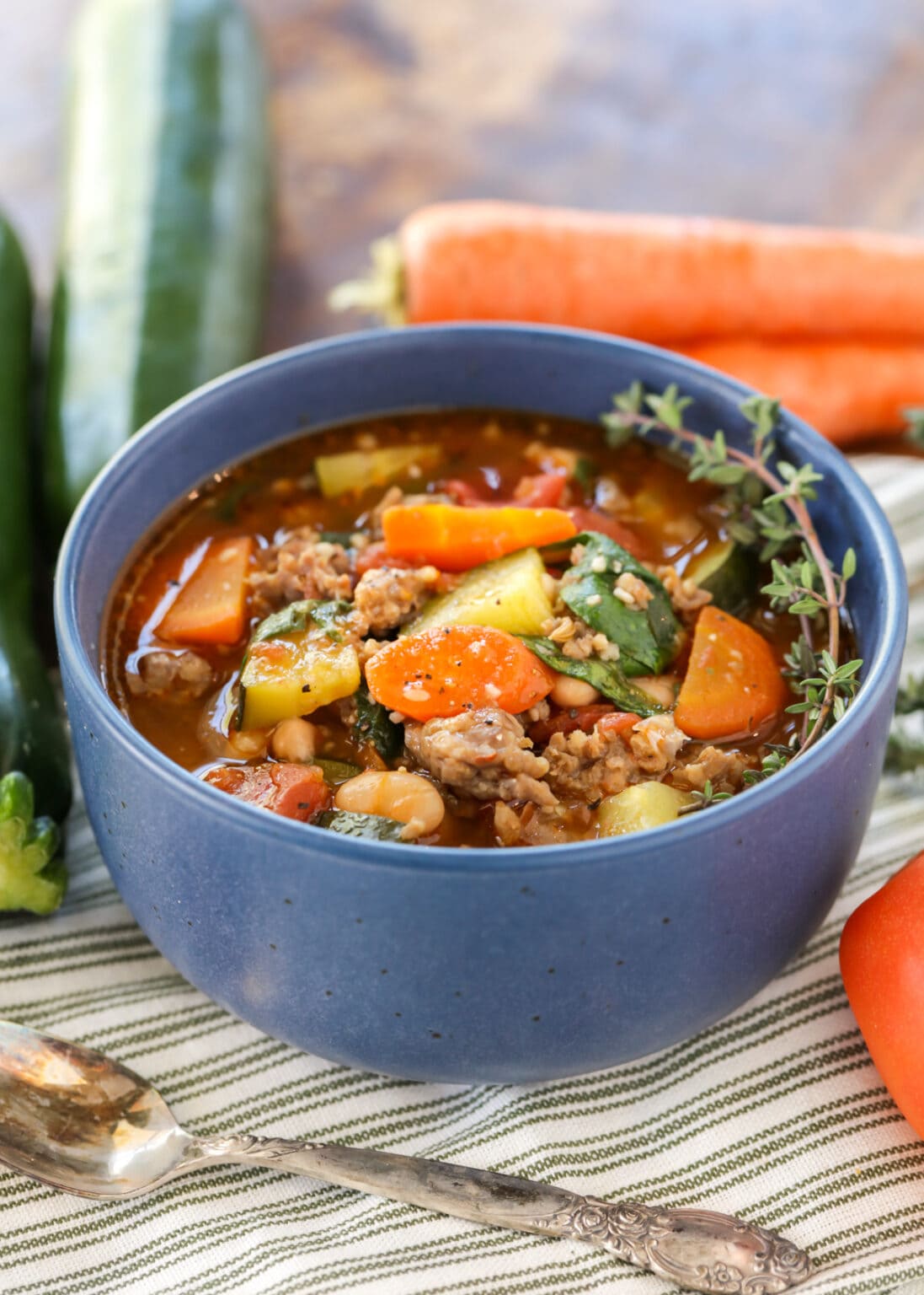 Sausage Soup {An Italian Favorite!} | Lil' Luna