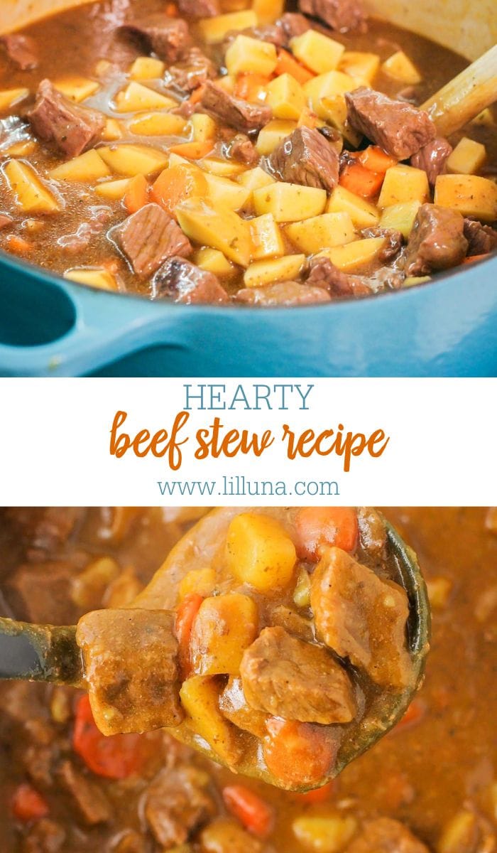 Beef Stew Recipe {10 Minutes Prep!} | Lil' Luna