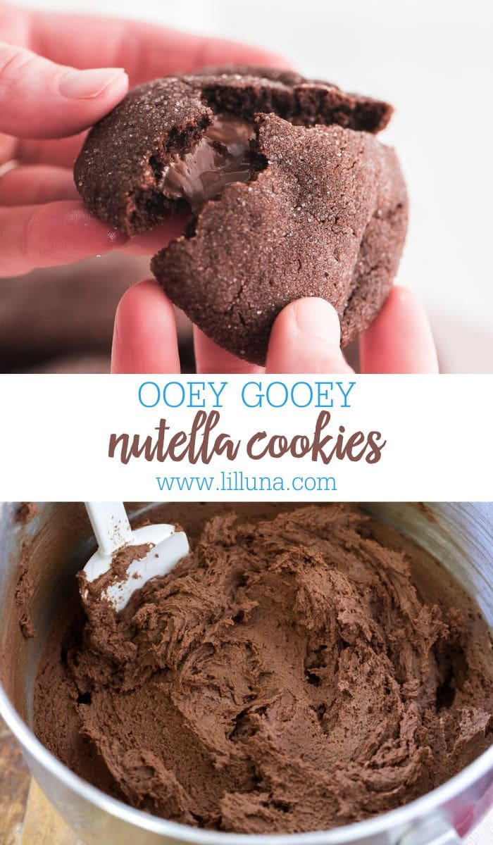 Nutella Cookies {With Nutella Filling} | Lil' Luna