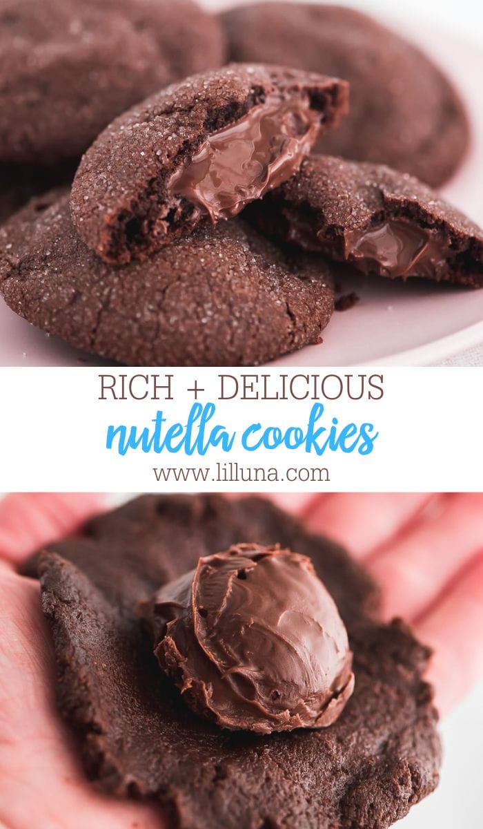 Nutella Cookies {With Nutella Filling} | Lil' Luna