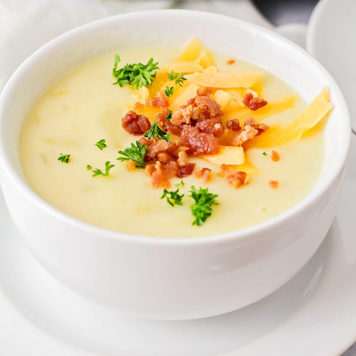 Potato Leek Soup {Easy + Healthy!} | Lil' Luna