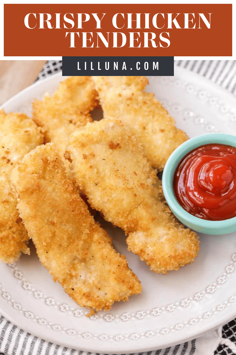 Easy Chicken Tenders Recipe {+VIDEO} | Lil' Luna