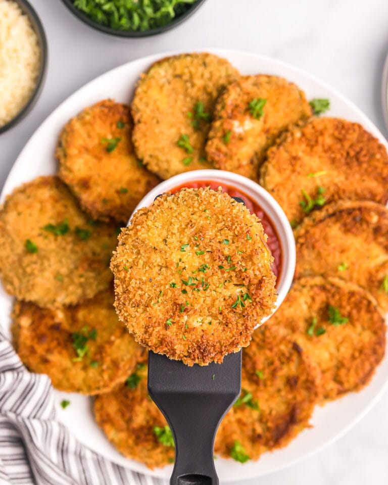 Easy Fried Eggplant Recipe | Lil' Luna