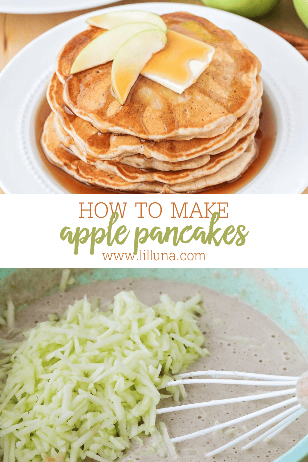 Easy Apple Pancakes Recipe | Lil' Luna