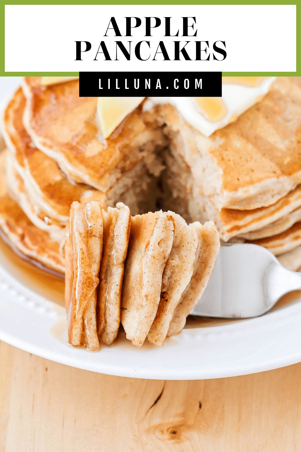 Easy Apple Pancakes Recipe | Lil' Luna